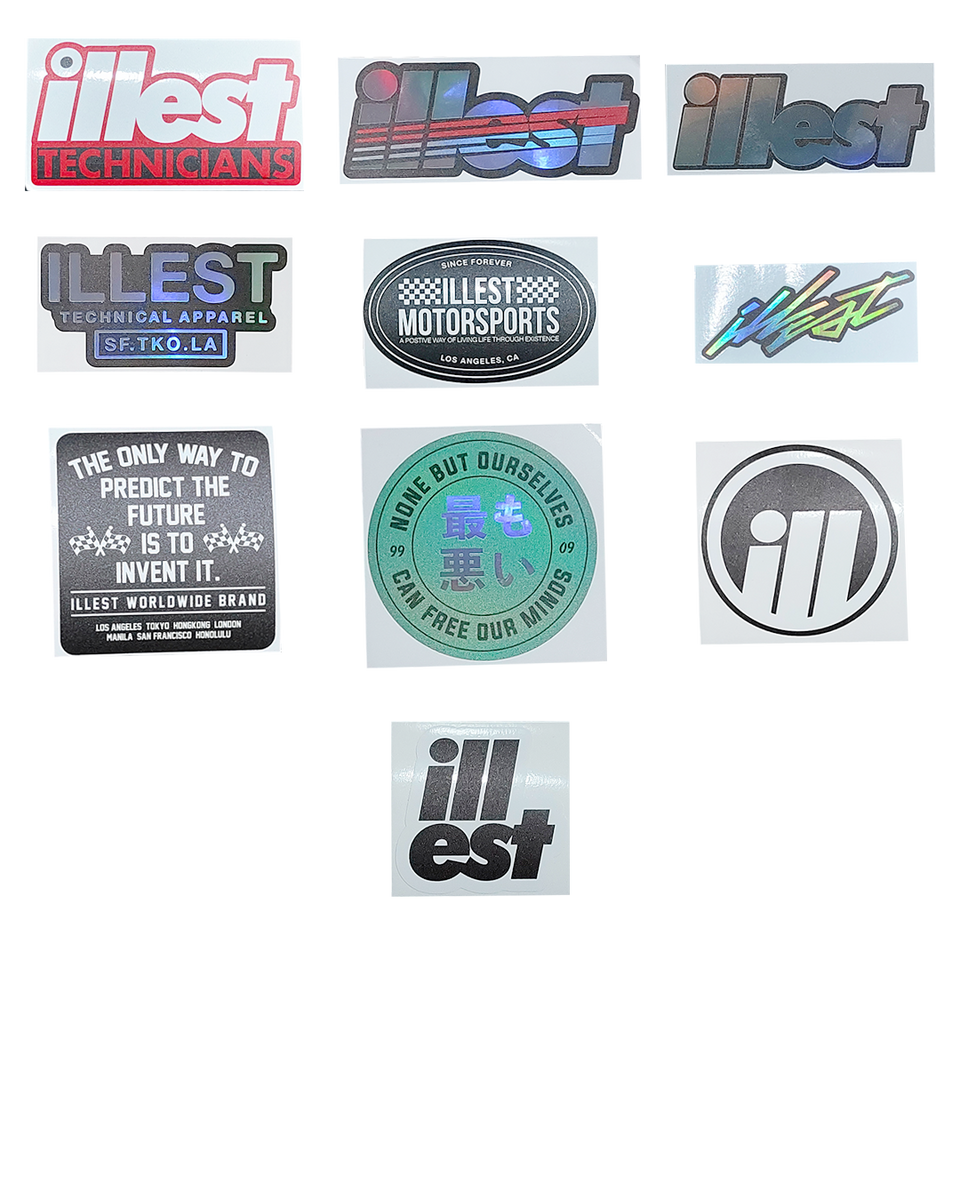 ILLEST MULTI STICKER PACK V2 – The Rail PH
