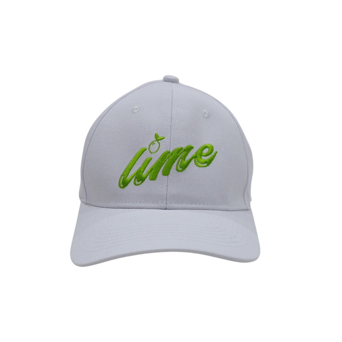 LIME PREMIUM CAP LOGO EMBROIDERY - WHITE – The Rail PH