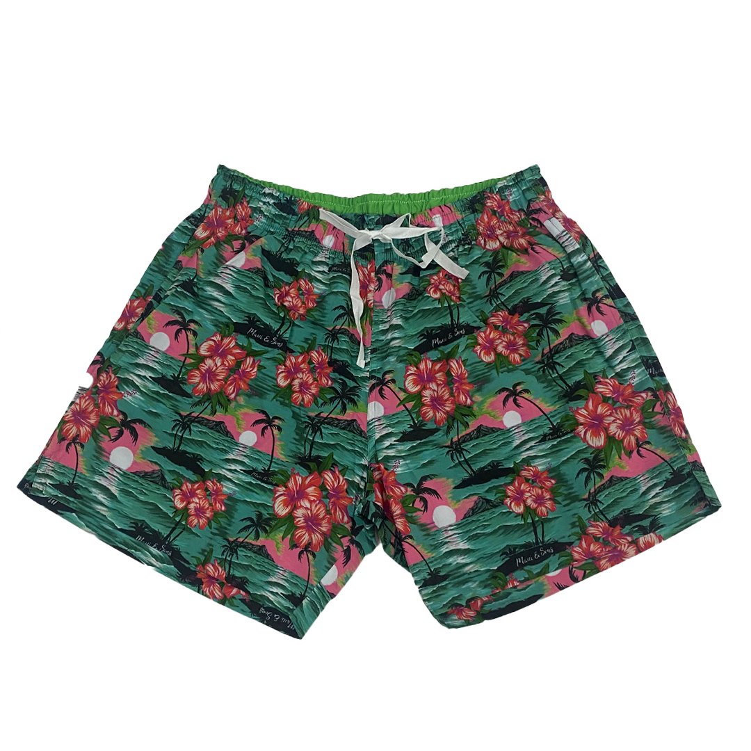 MAUI AND SONS SWIM SHORTS CORAL – The Rail PH